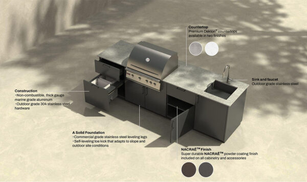 Prefabricated Outdoor Kitchens | Stylish & Ready-to-Install